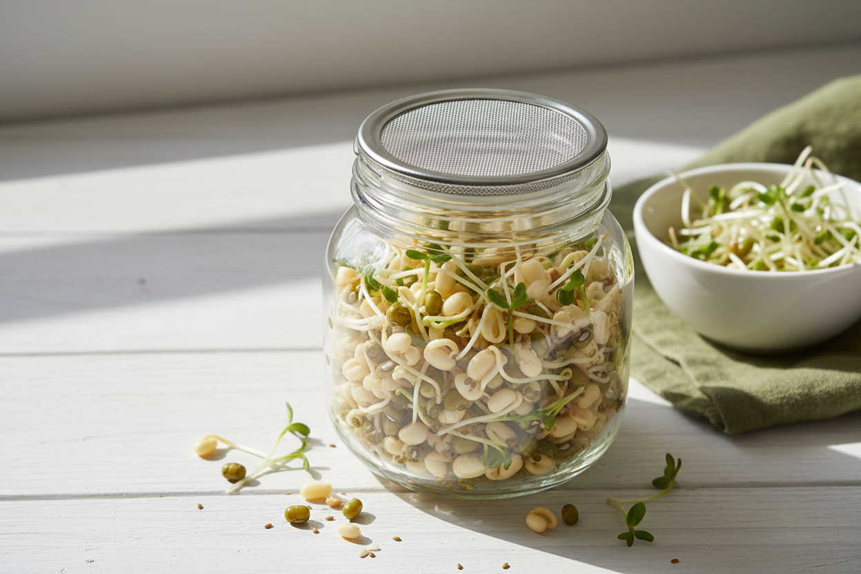 How to Grow Sprouts at Home in 5 Days | The Gourmet Variety
